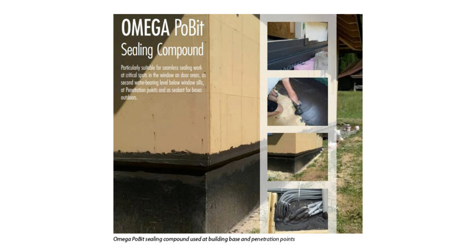 Sealing with ease - Isocell Omega PoBit sealing compound - Siegware ...